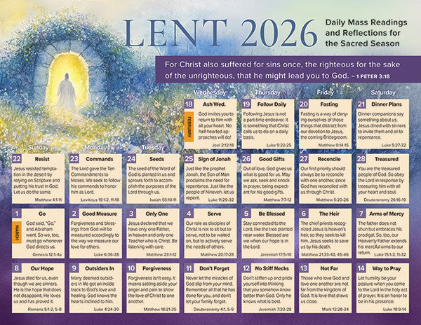 Daily Lent 2026 Catholic Calendar – Bayard Faith Resources