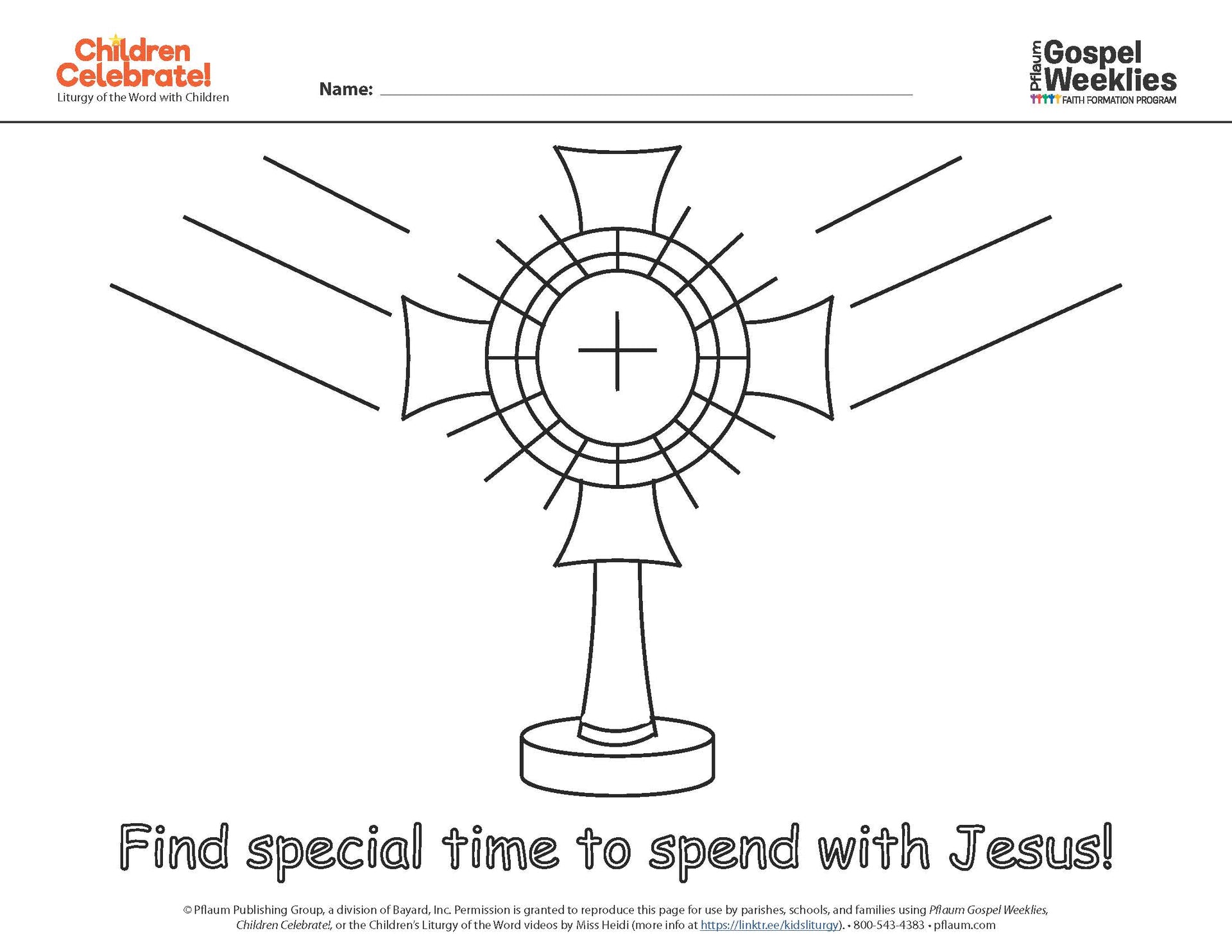 adoration coloring pages